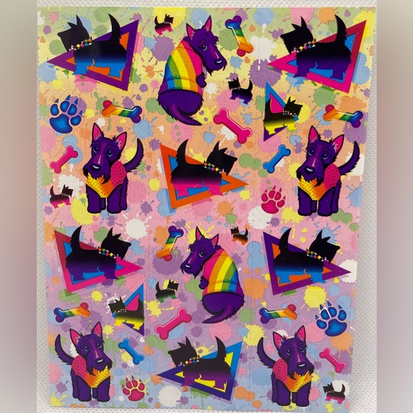 Lisa Frank | Accessories | S283 Lisa Frank Scottish Terrier Scottie Stickers | Poshmark